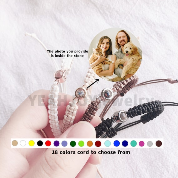 Personalized Custom Projection Photo Bracelet women's - Etsy