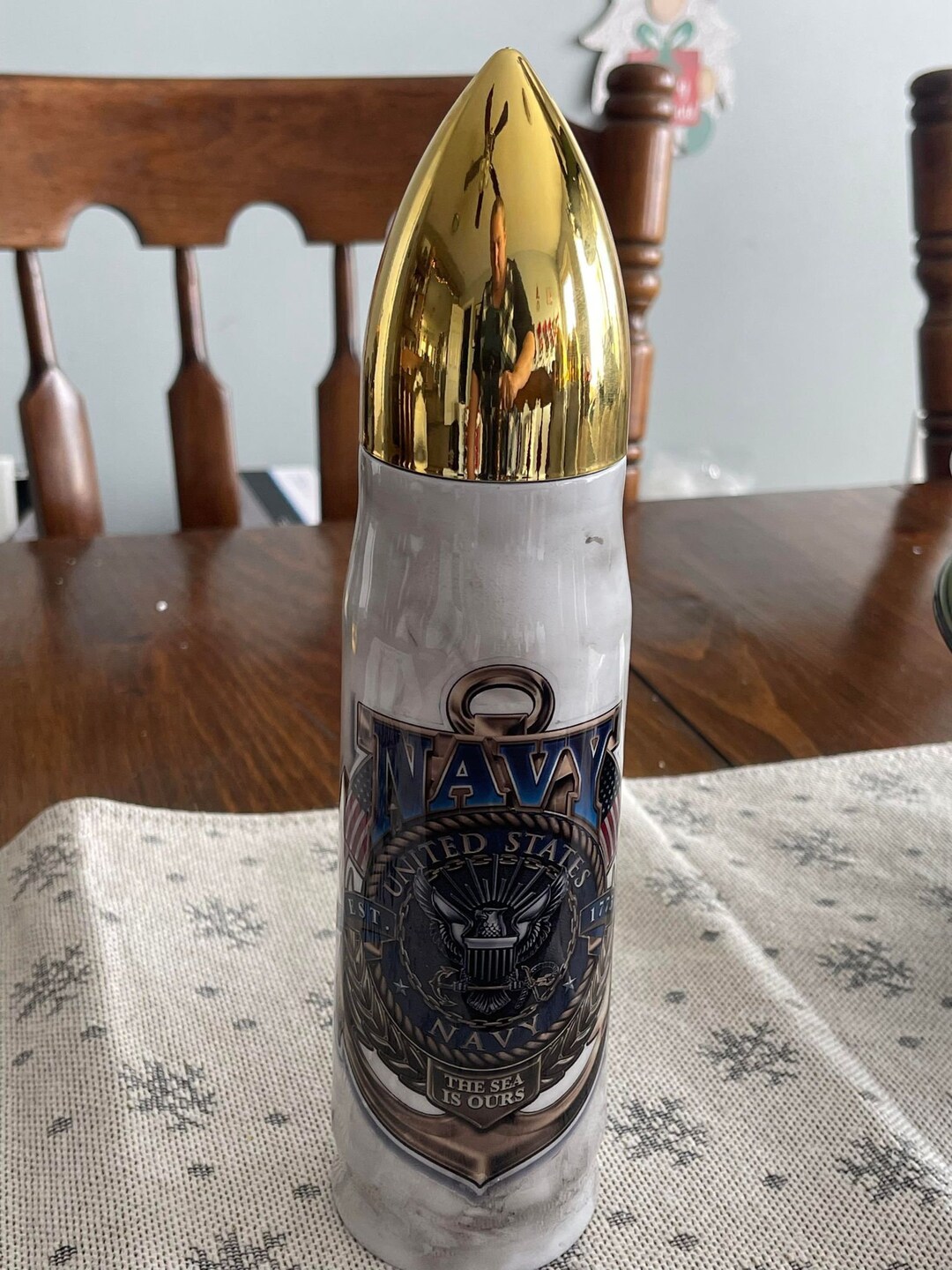 Navy Bullet Tumbler - Etsy