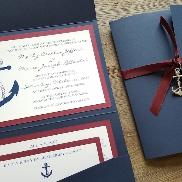 Nautical Invitation - Etsy