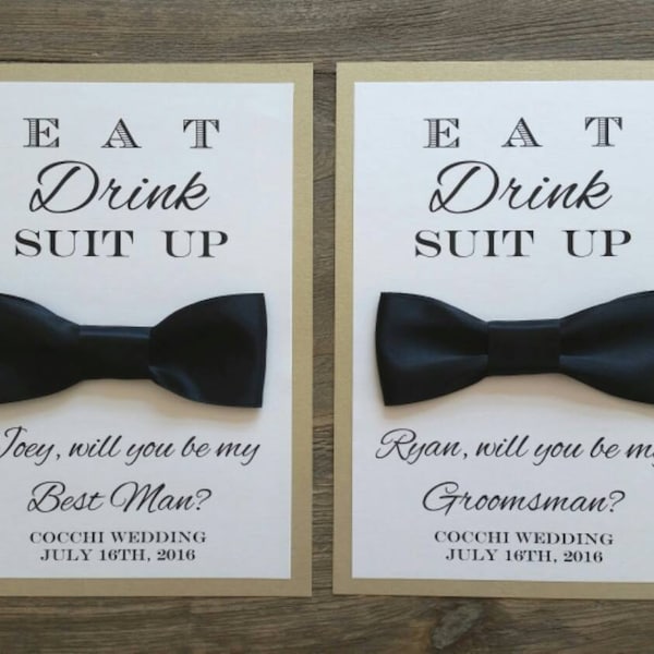 Bow Tie Invitations - Etsy