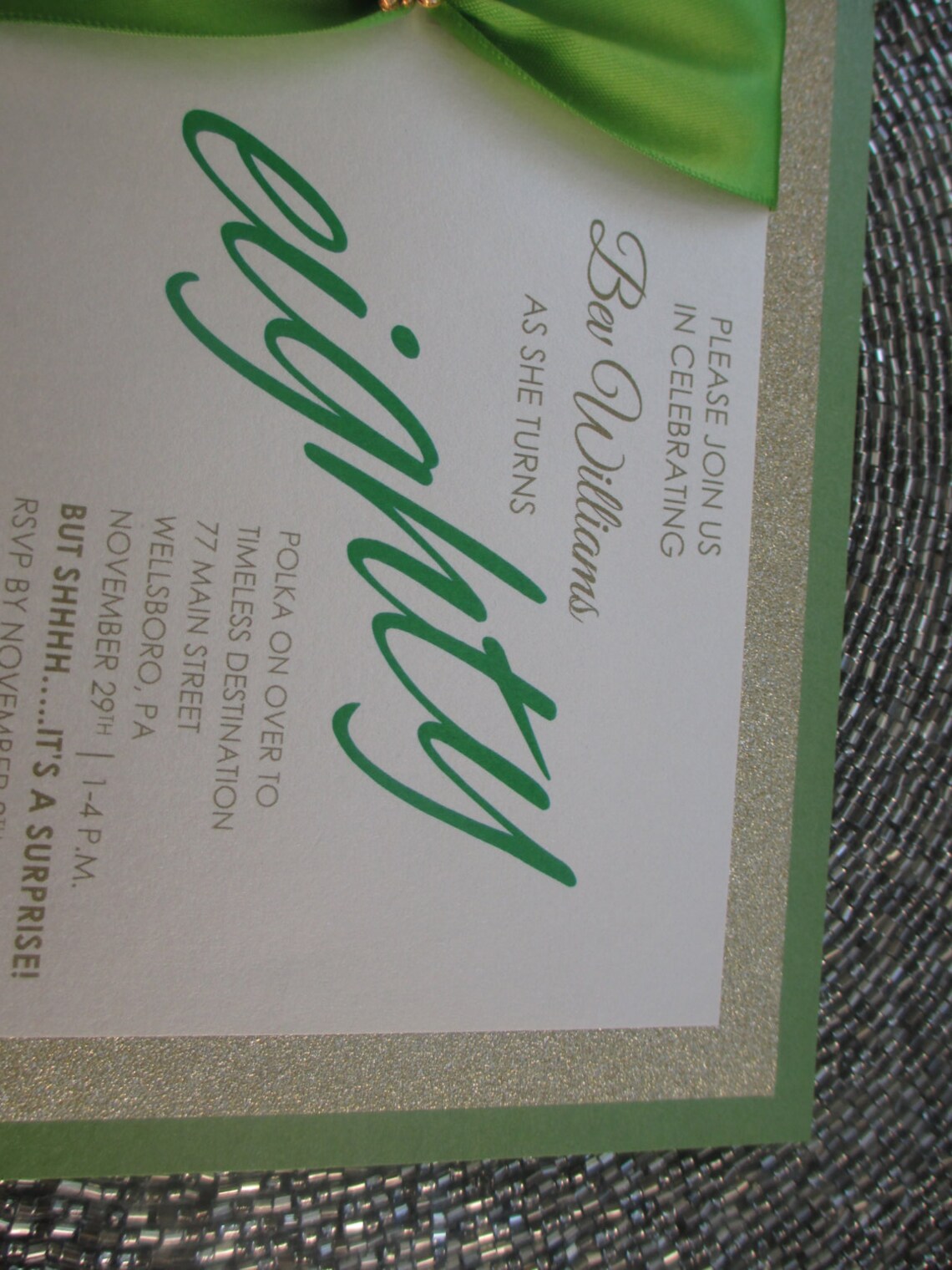 Irish Themed Birthday Invite Shamrock Four Leaf Clover | Etsy