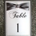 Silver Glitter Table Number Wedding Table Number Wedding Day - Etsy