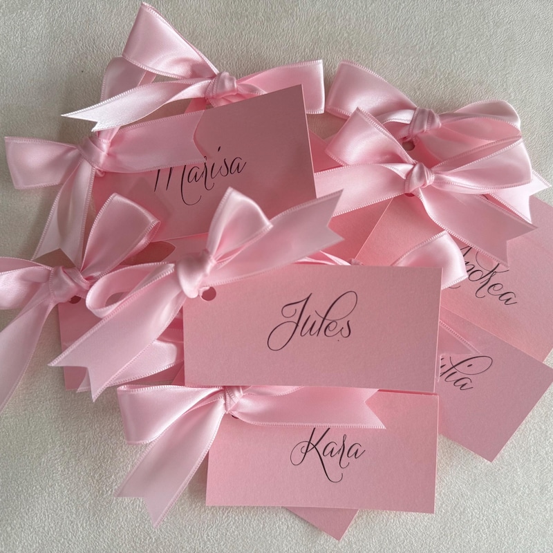 Rose Place Card Holders - Etsy