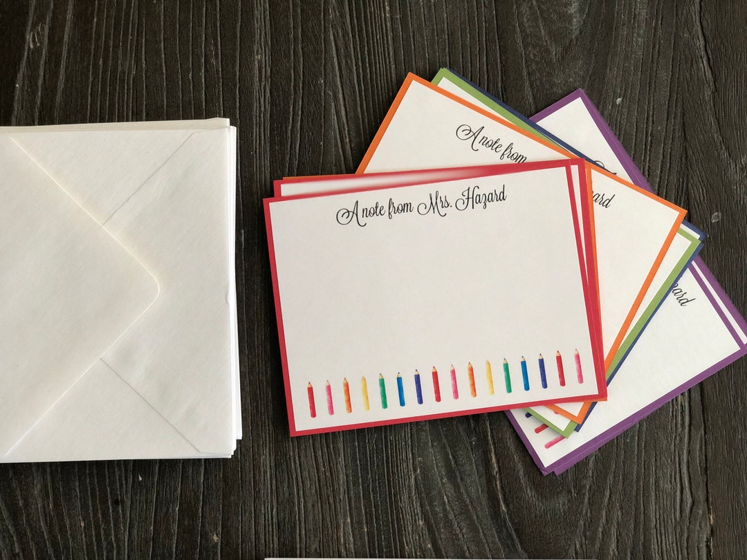 Teacher Note Cards | Teacher Gift | Teacher Appreciation - Etsy