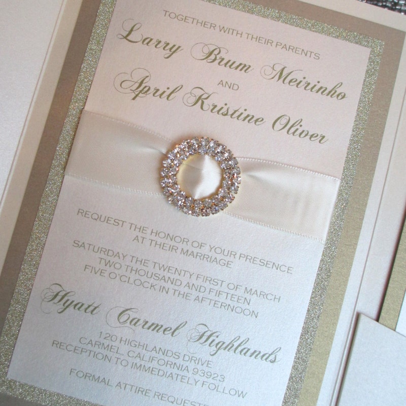 Rhinestone Wedding - Etsy