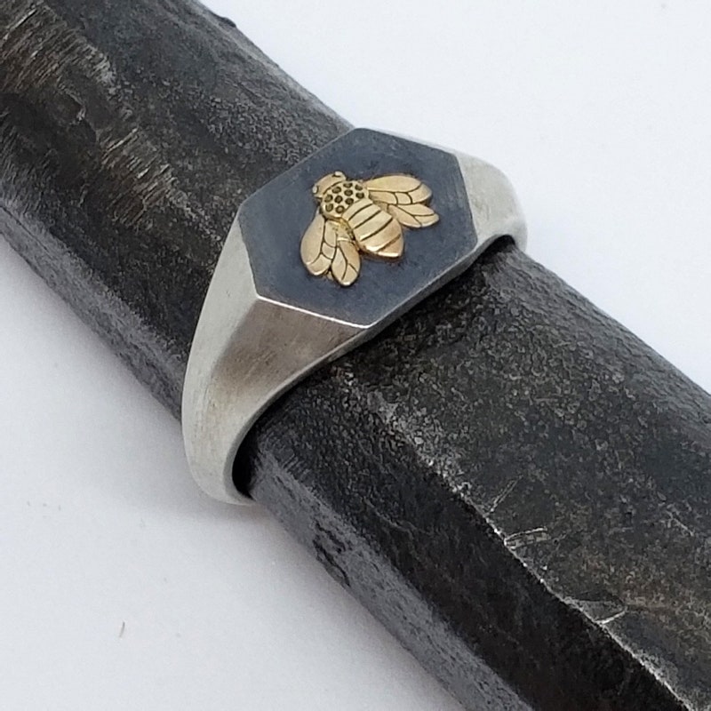 Promise Ring With Bee - Etsy