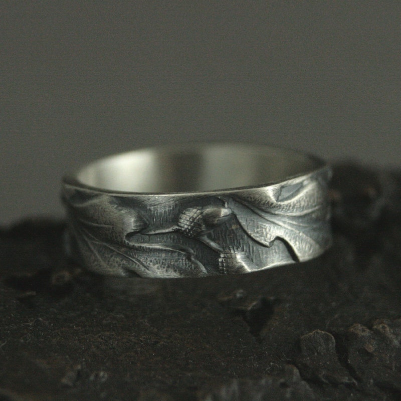 Oak Leaf Ring - Etsy
