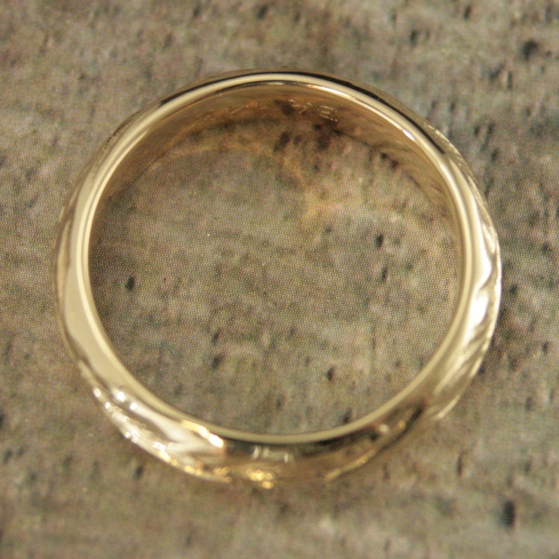 Band Elf Ring Leaf Band Elven Ring Elven Jewelry Recycled Gold | Etsy