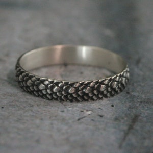 Skyrim Inspired Wedding Ring Set His and Hers Wedding Bands Dragon ...