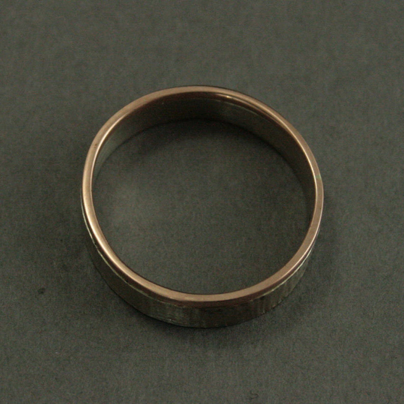 Solid Gold Two Tone Ringmen's Wedding Ringbark - Etsy
