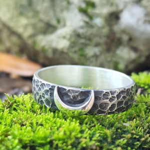 Moon Knight Inspired Ring Moon Ring Crescent Moon Ring for Men Sterling ...