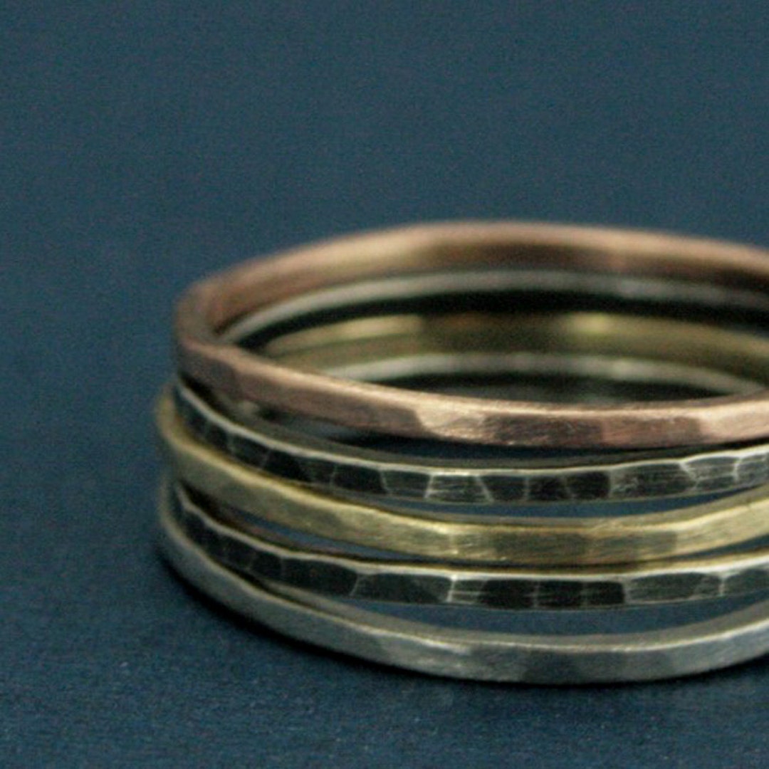Sassy Super Stackers - Hammered Stacking Set - FIVE Stacker Set -3 ...