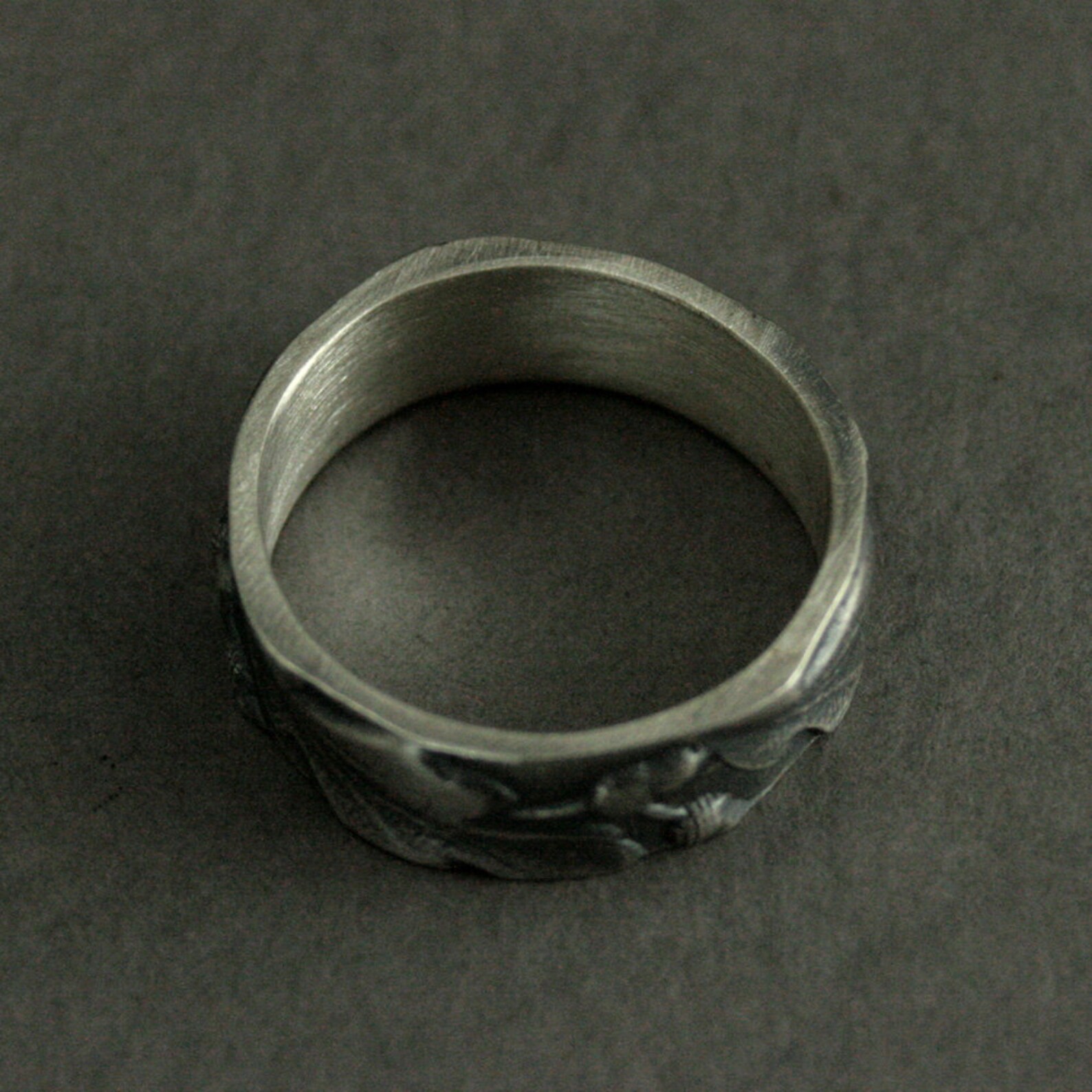 Band Tree Ring Nature Inspired Band Oak Leaf Ring Acorns Band - Etsy