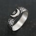 Moon Knight Inspired Ring Moon Ring Crescent Moon Ring for Men Sterling ...