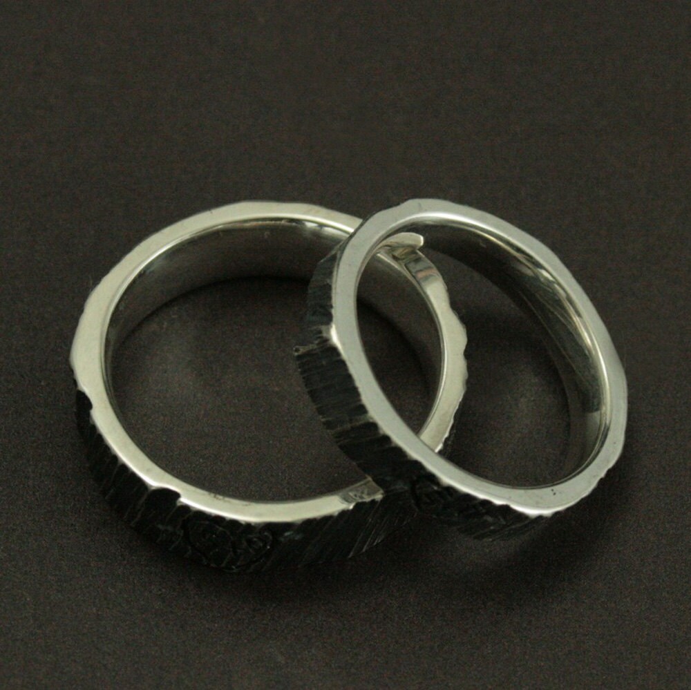 Personalized Wedding Rings4 Ever Sweethearts Setcustom | Etsy