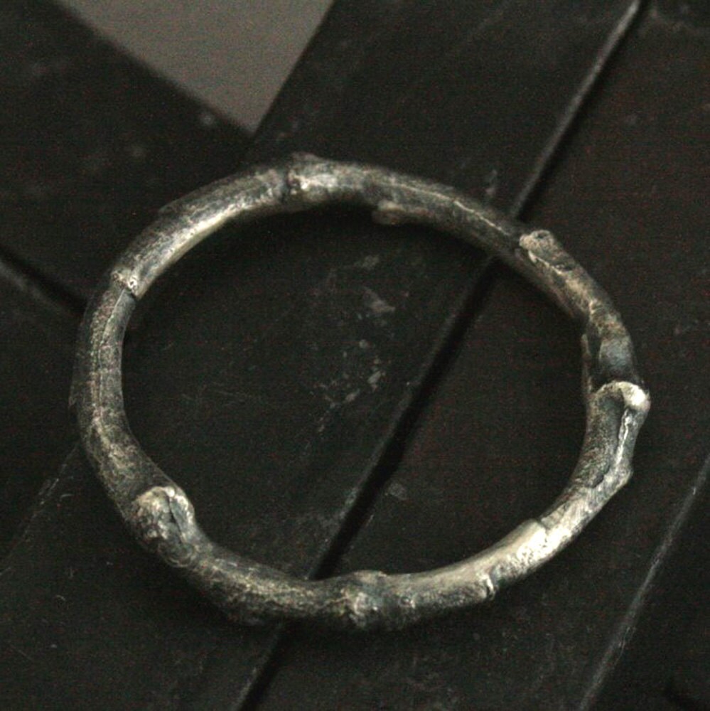 Spirit Ring Twig Wedding Ring Natural Sterling Silver | Etsy
