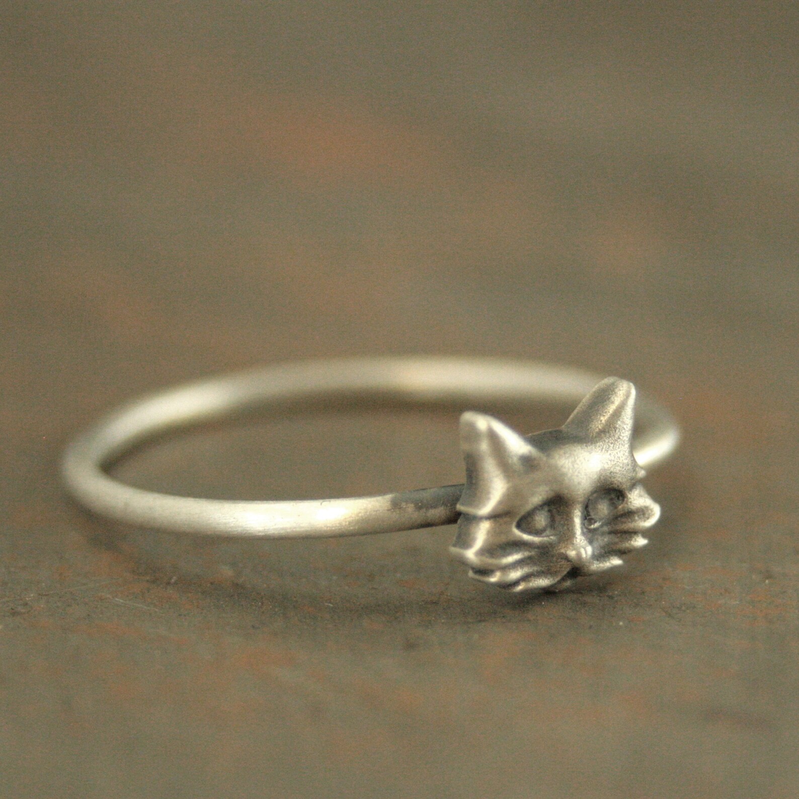 Kitty Cat Ring You've Cat to Be Kitten Me Silver Cat Ring Cat Head Ring ...