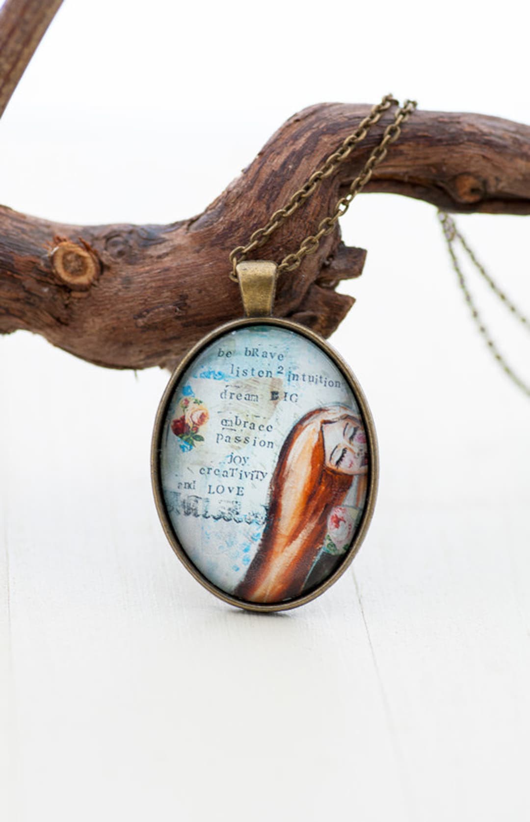 Be Brave Necklace - Inspirational Necklace Jewelry - Whimsical Jewelry ...