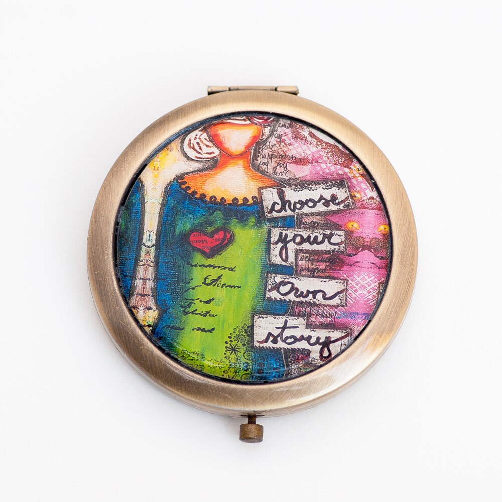 Compact Mirror Hand Mirror Inspirational Gifts for Women | Etsy