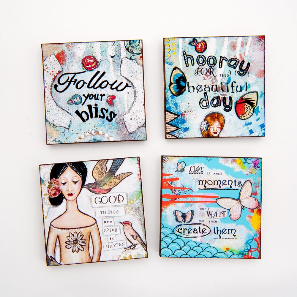 Magnetic Board Art - Office Decor - Fridge Magnet - Office Magnets ...