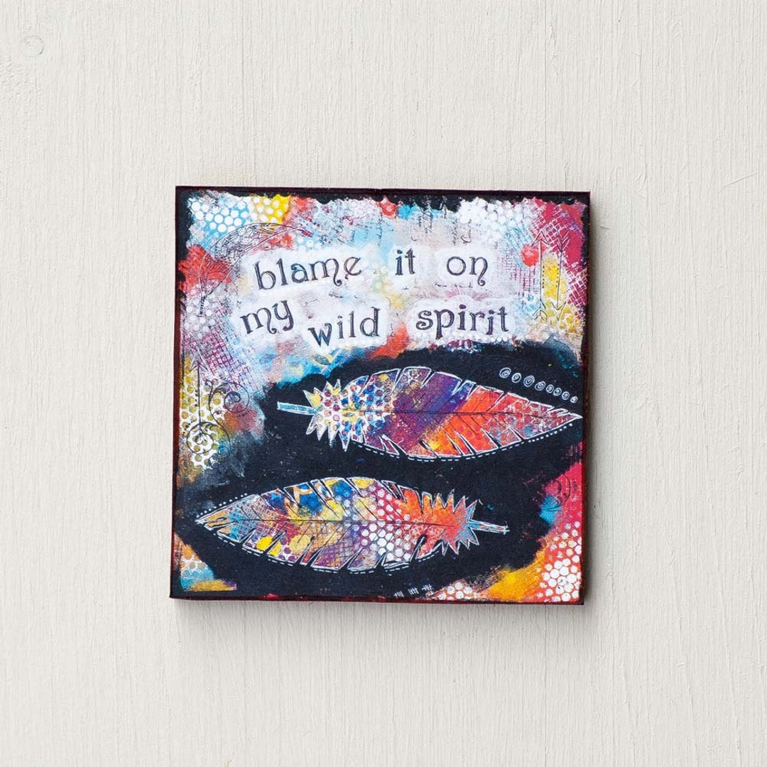 Refrigerator Magnets - Wild Free Spirit - Inspirational Magnets - Art ...