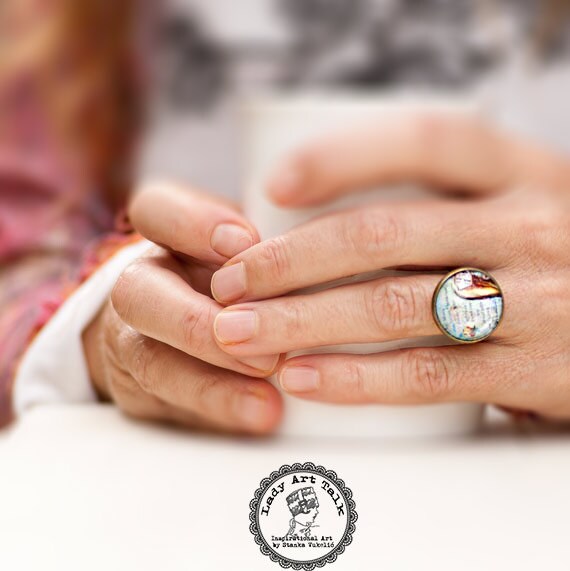 Be Brave Inspirational Ring for Women Motivational Ring | Etsy