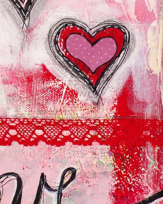 Love Art Love Decoration Love Wall Art Love Print | Etsy