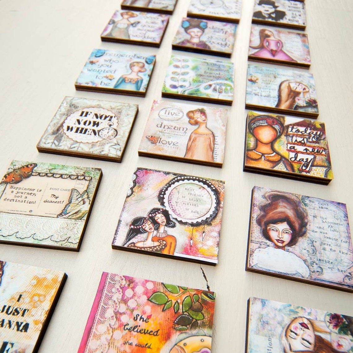 Art Refrigerator Magnets - Motivational Magnets - Inspirational Magnets ...