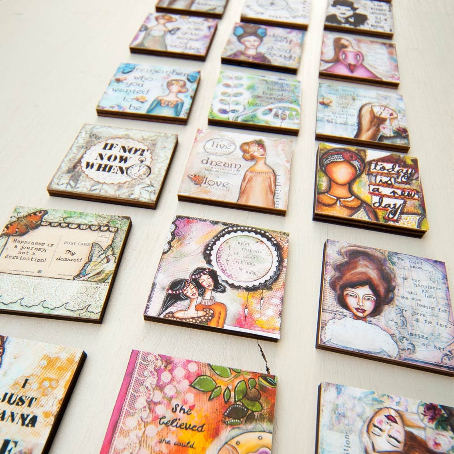 Art Magnets Refrigerator Magnets Inspirational Magnets - Etsy