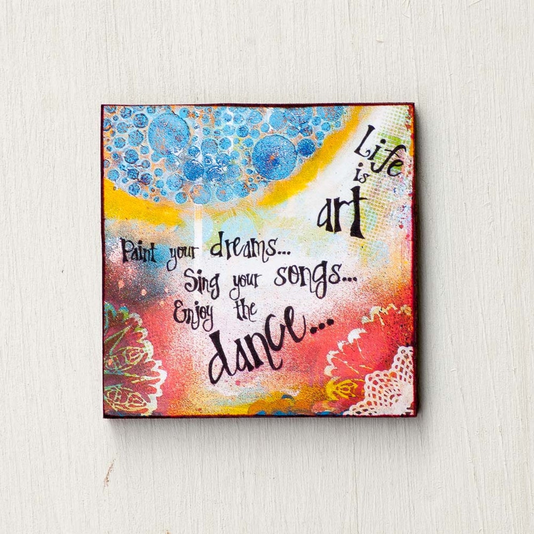 Inspirational Magnets - Art Magnets - Refrigerator Magnets - Stocking ...