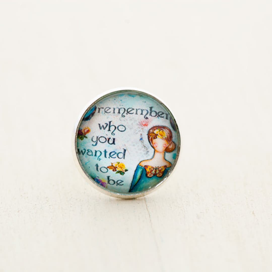 Remember Inspirational Ring - Whimsical Jewelry - Positive Affirmation ...