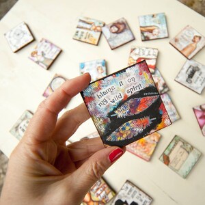 Refrigerator Magnets - Wild Free Spirit - Inspirational Magnets - Art ...