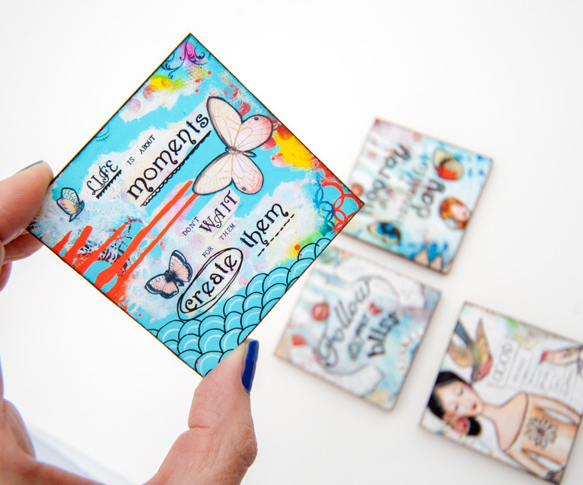 Magnetic Board Art - Office Decor - Fridge Magnet - Office Magnets ...