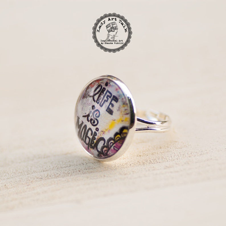 Magic Ring Inspirational Ring Positive Affirmation - Etsy
