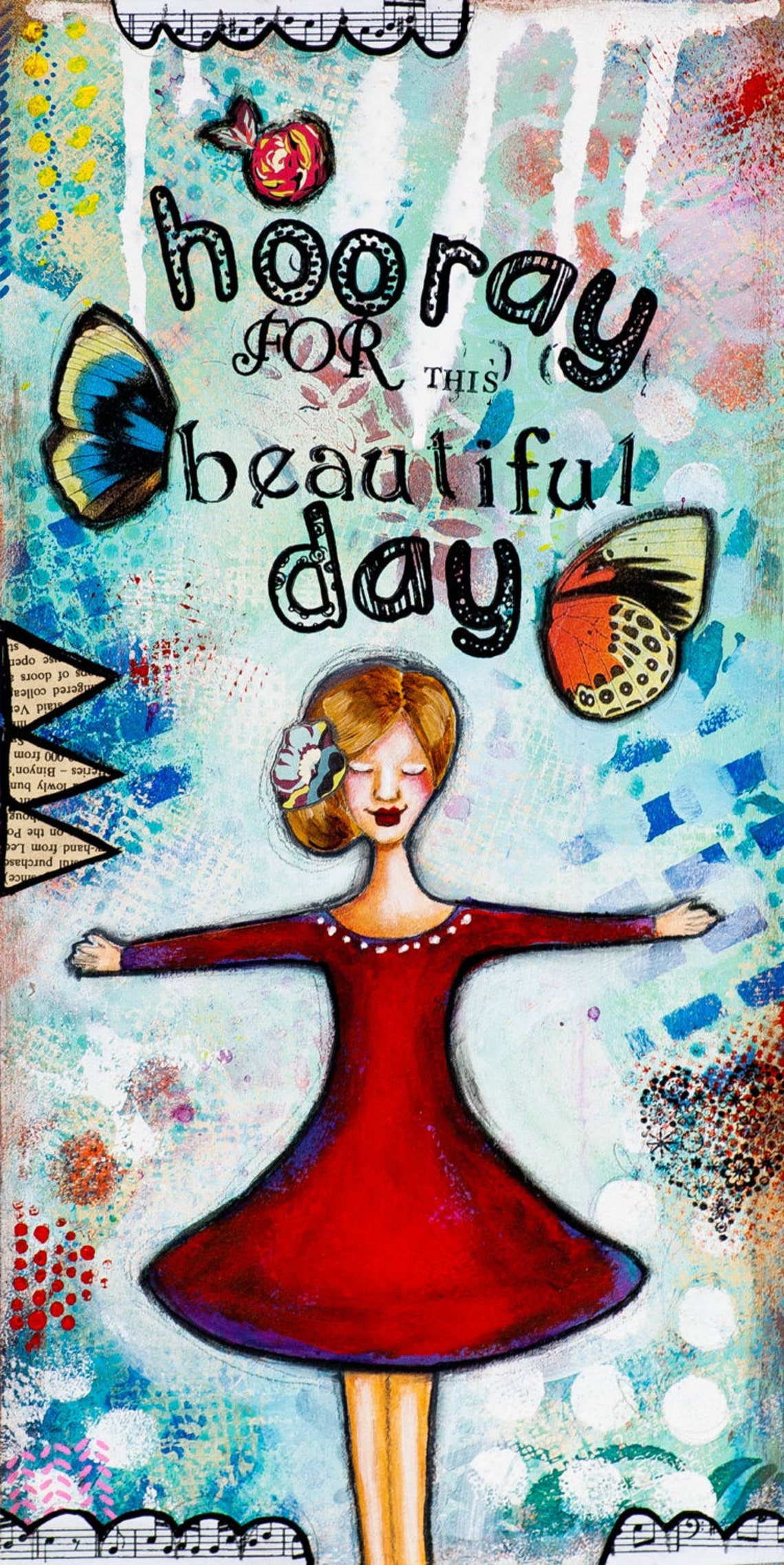 Beautiful Day Positive Inspiration Positive Wall Art - Etsy