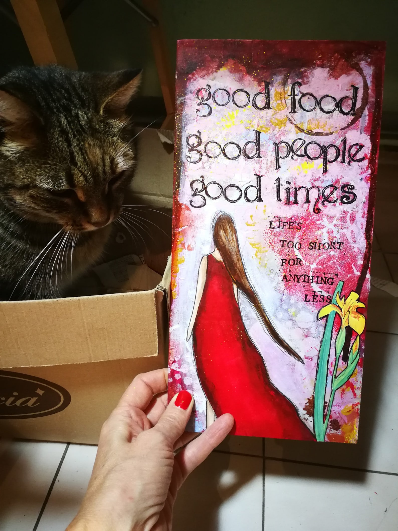 Good Food Good Friends Good Times Print Wall Art Prints | Etsy