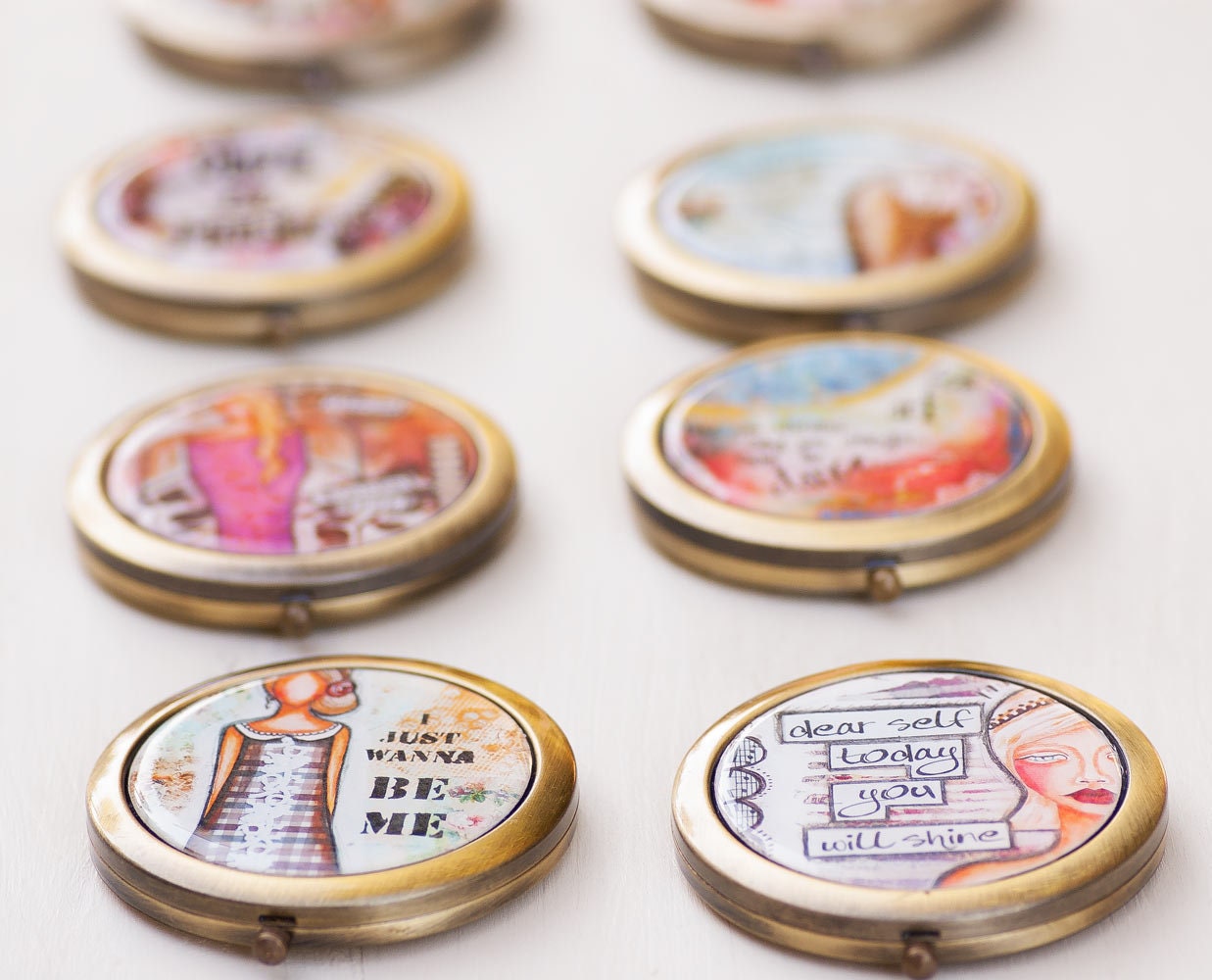 Compact Mirror Hand Mirror Inspirational Gifts for Women | Etsy