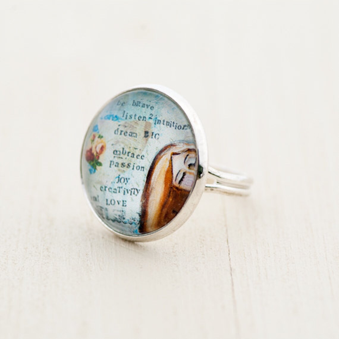 Be Brave Inspirational Ring for Women Motivational Ring | Etsy