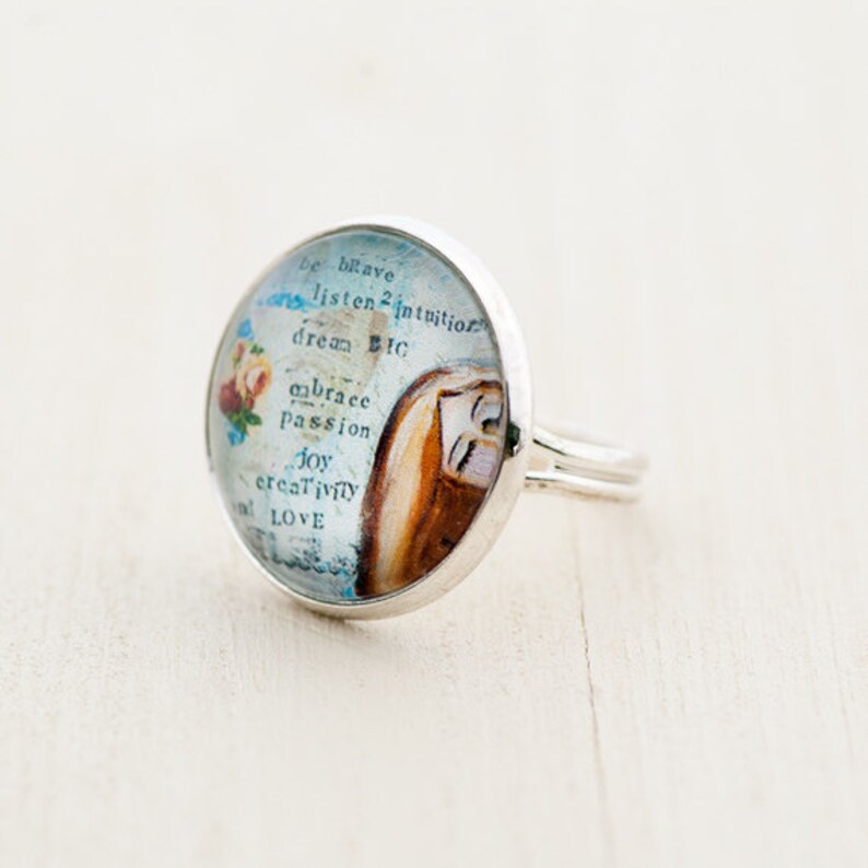 Be Brave Inspirational Ring for Women Motivational Ring - Etsy