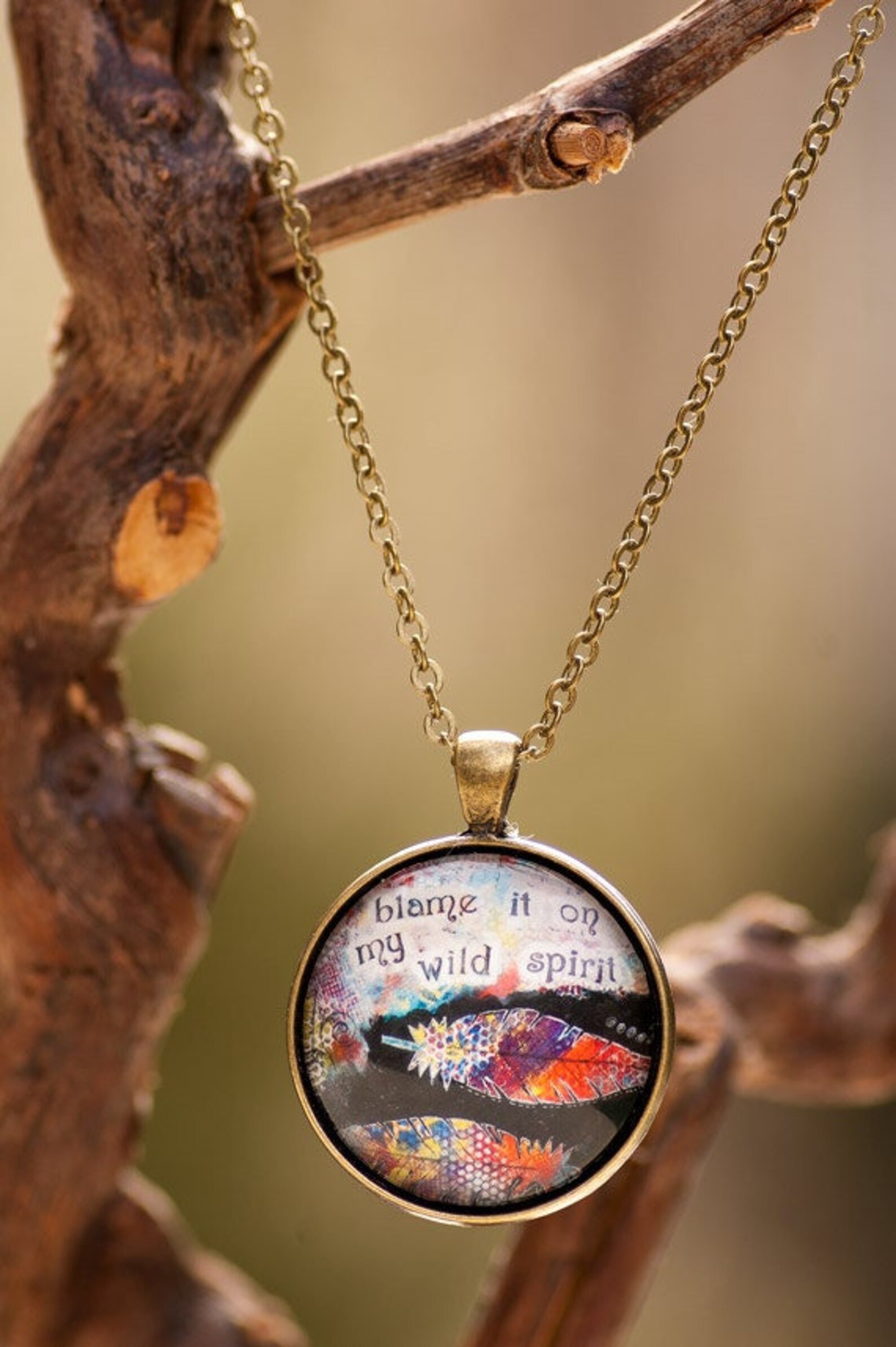 Free Spirit Necklace Free Spirit Jewelry Whimsical Jewelry | Etsy