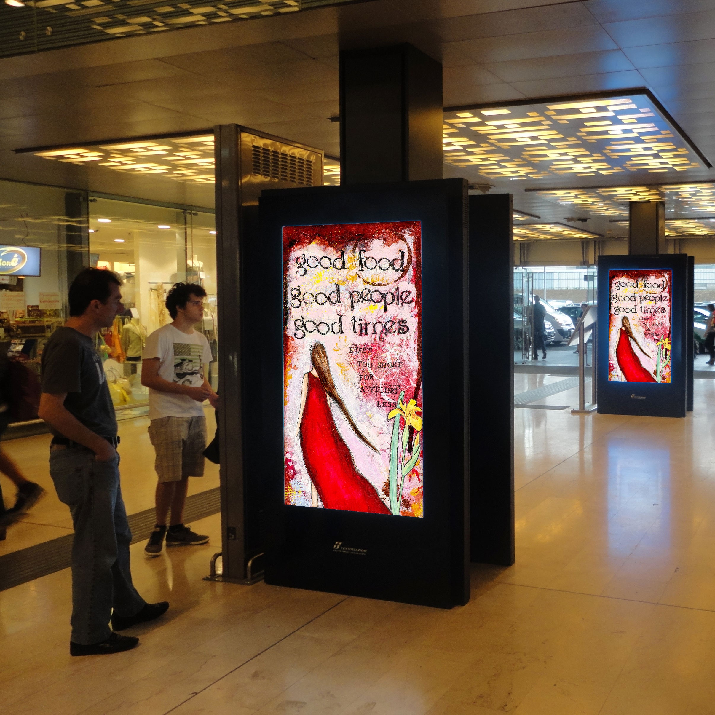 Good Food Good Friends Good Times Print Wall Art Prints | Etsy