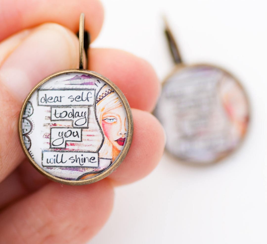 Shine Inspirational Jewelry - Whimsical Jewelry Earrings - Positive ...