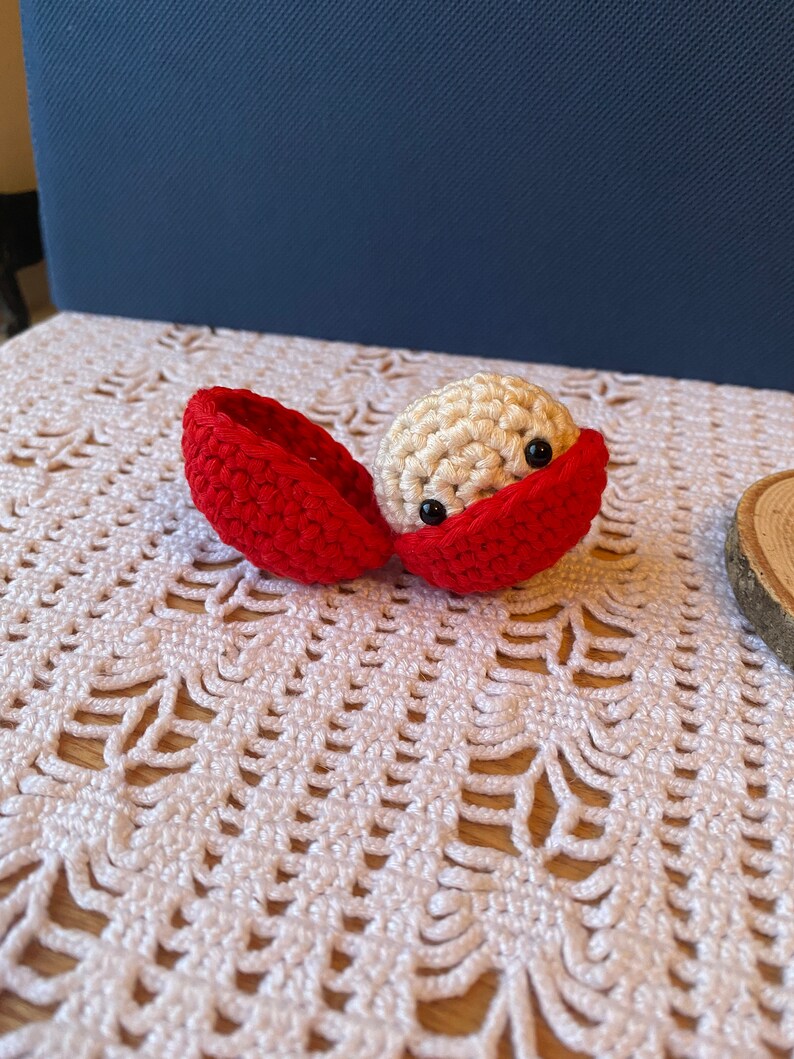 Crochet Babybel. Gift for Cheese Lover, Foodie, Smiling Cheese ...