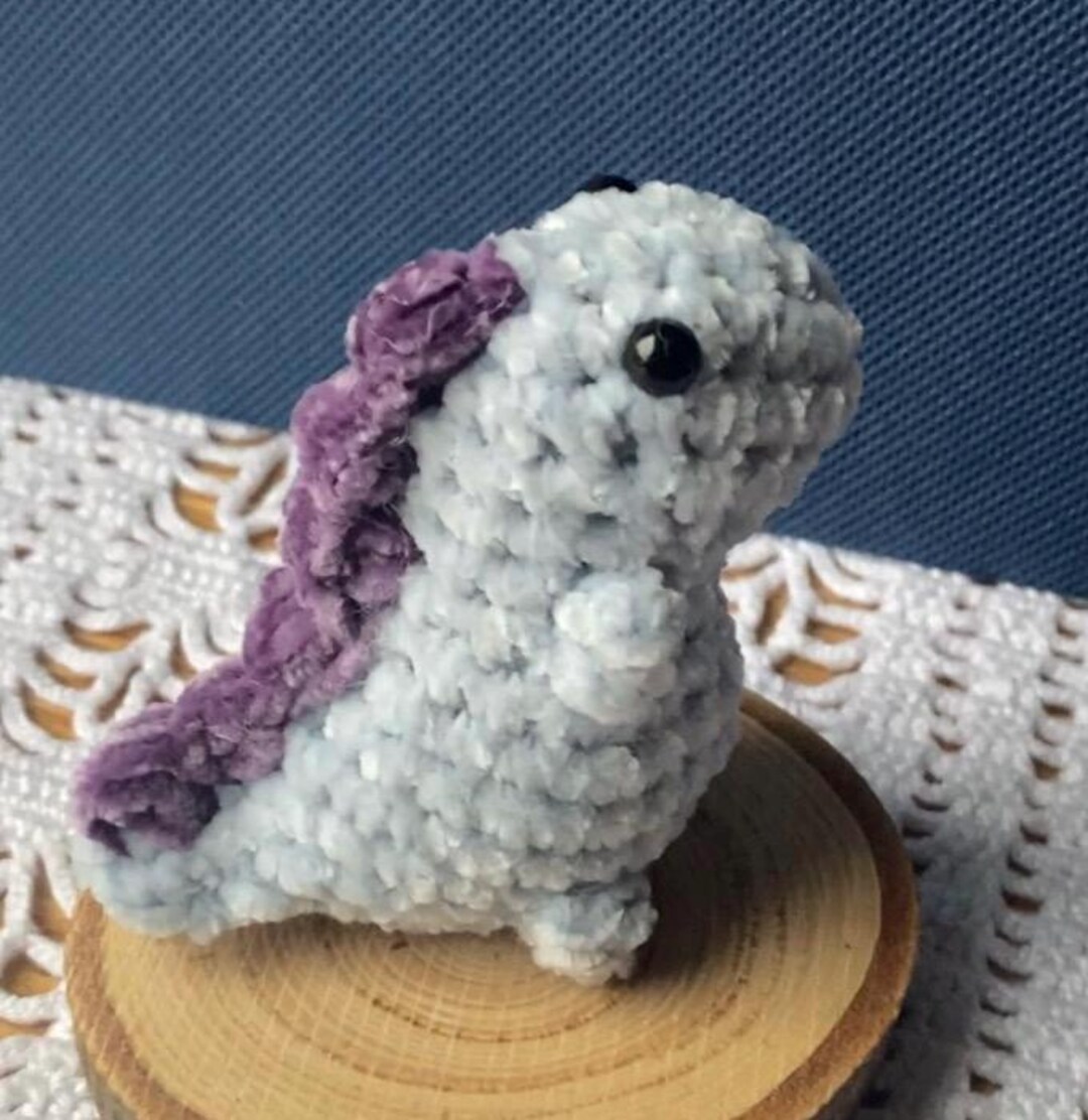 Crochet T Rex Handmade Dinosaur Tiny Rex Pocket Pet Tyrannosaurus Rex ...