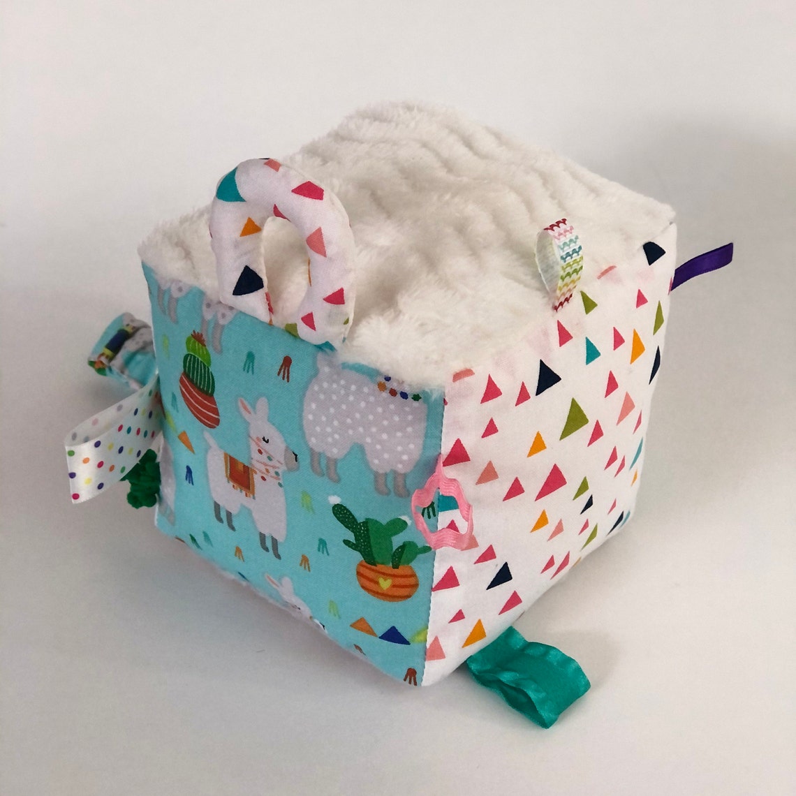 Activity Baby Soft Block Sensory Cube Fabric Cube Toy - Etsy