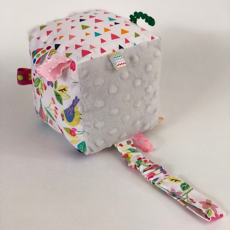 Activity Baby Soft Block, Sensory Cube, Fabric Cube Toy, Montessori ...