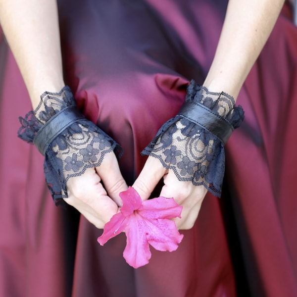 Lace Wrist Cuffs - Etsy