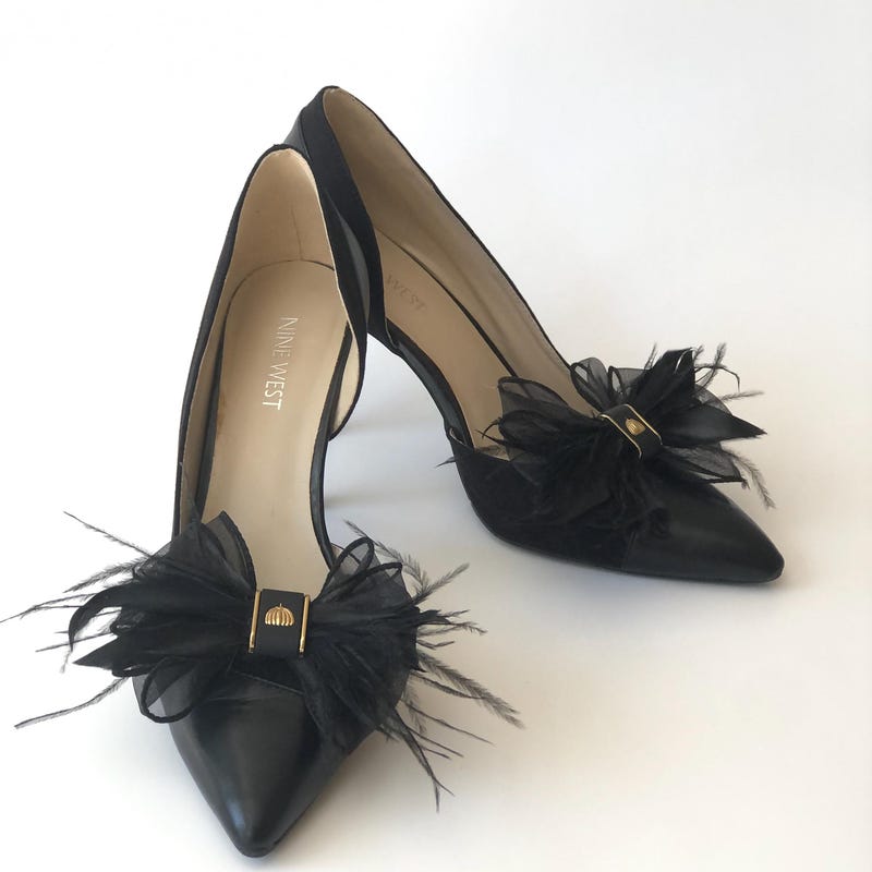 Feather Shoe Clips - Etsy