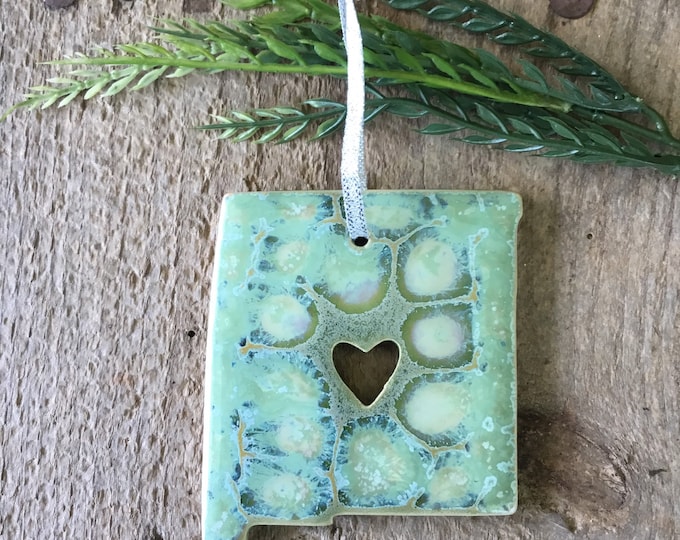 Handmade State Pottery Ornament New Mexico - Etsy