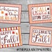 INSTANT DOWNLOAD Printable Fall Notes Happy Fall Celebrate Fall Note ...